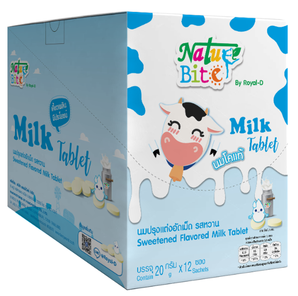 Sweetened Flavored Milk Tablet (Nature Bite Brand)