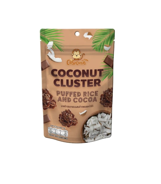 Crispconut Coconut Cluster Puffed Rice and Cocoa