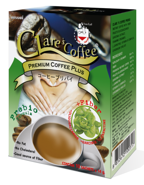 Instant Coffee with Fiber (Clare's Coffee Prebio Brand)