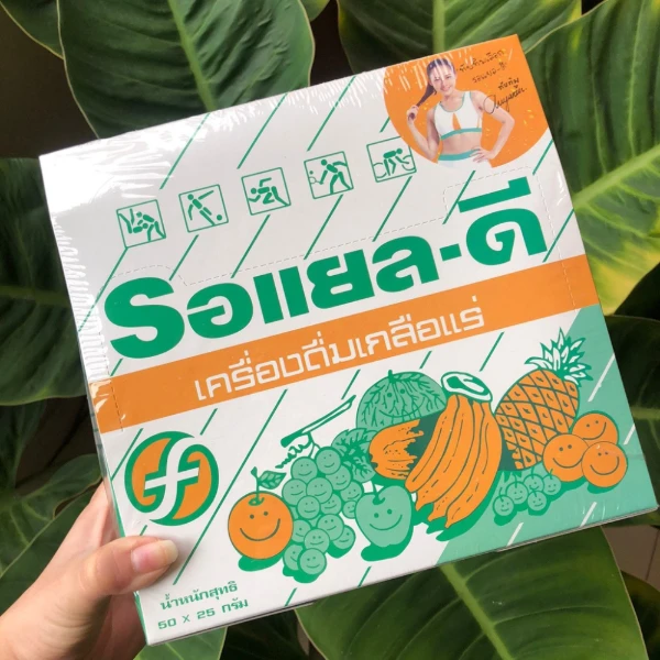 Royal-D Electrolyte Beverage Powder Mixed Fruits (25g x 50 Sachets per Box)