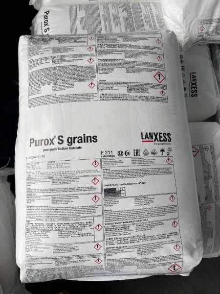 Sodium Benzoate โซเดียมเบนโซเอท Purox-S (วัตถุเจือปนอาหาร) (สารกันบูด)