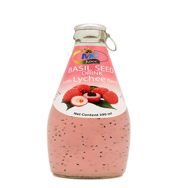 Basil seed add fruit flavorin bottle