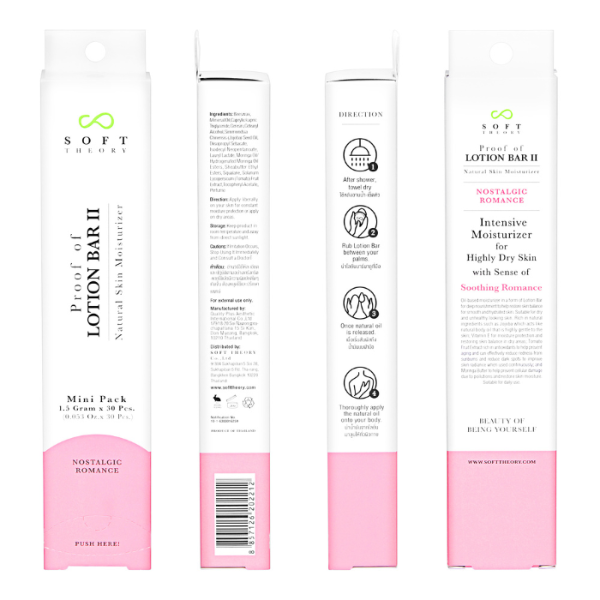 SOFT THEORY Single Use Lotion Bar 30 Pack - Travel Size Moisturizer ...