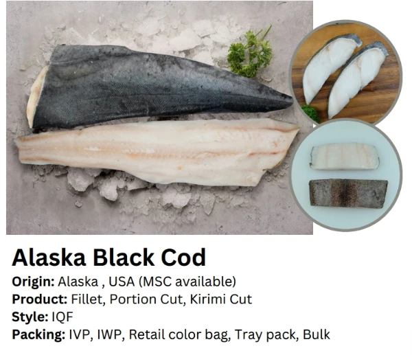 Frozen Alaska fish fillet