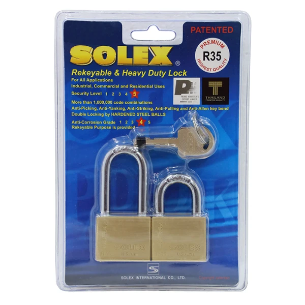 SOLEX Key Alike 2:1 R35,R35L กุญแจคล้อง