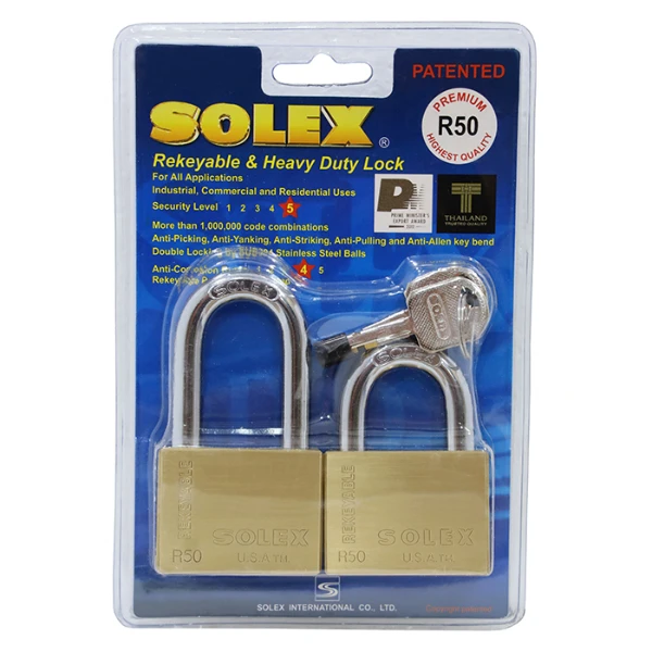 SOLEX Key Alike 2:1 R50, R50L MM. กุญแจคล้อง