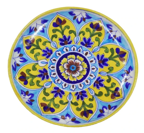 Hand Painted Ceramic Plate 25cm