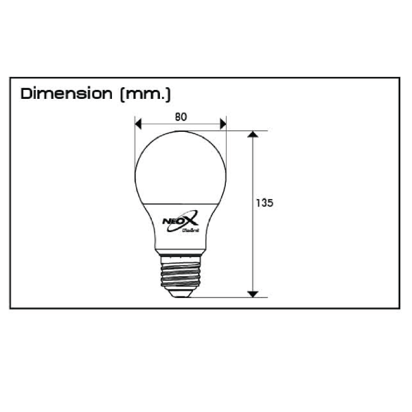 NeoX หลอดไฟเปลี่ยนสี 5G รุ่น รีโมท 6 in 1 12 วัตต์